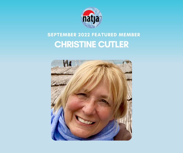 2022 September Featured Journalist of the Month: Christine Cutler ...