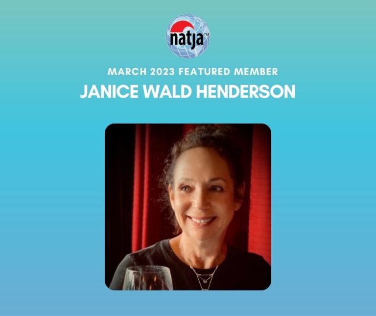 2023 March Featured Journalist of the Month: Janice Wald Henderson ...