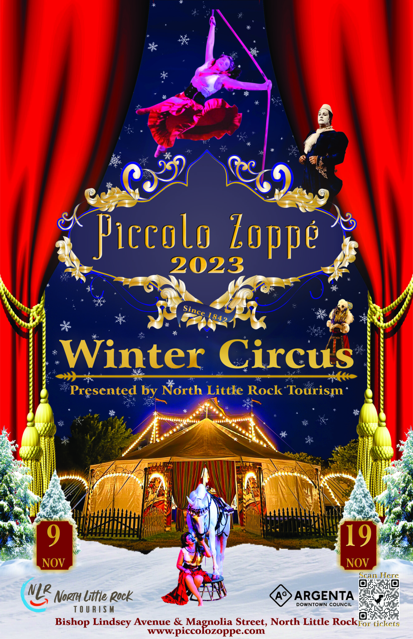 Nov. 9: Preview night for Piccolo Zoppé Winter Circus in North Little ...
