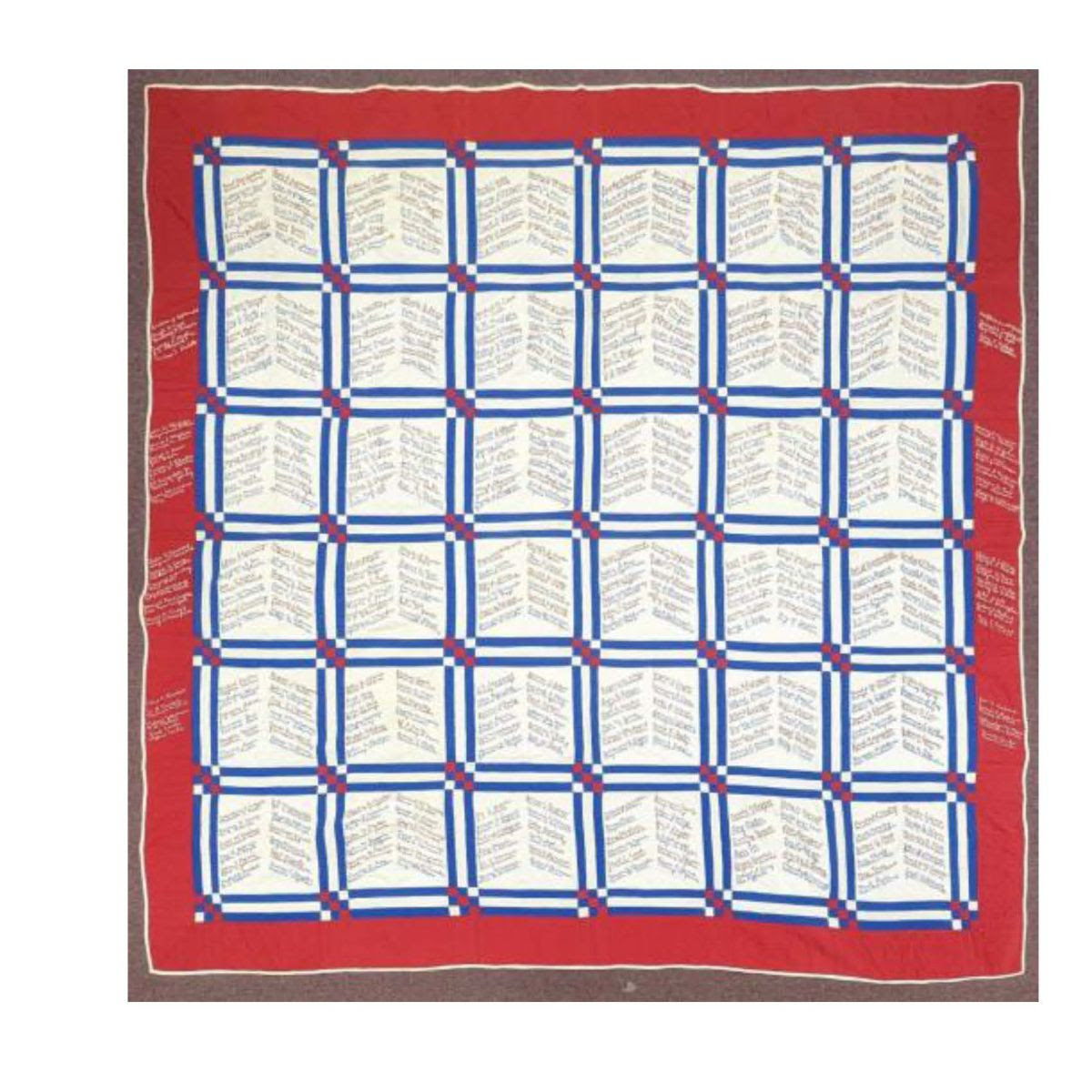 Service men’s quilt displayed at Cleveland County Courthouse in Rison ...