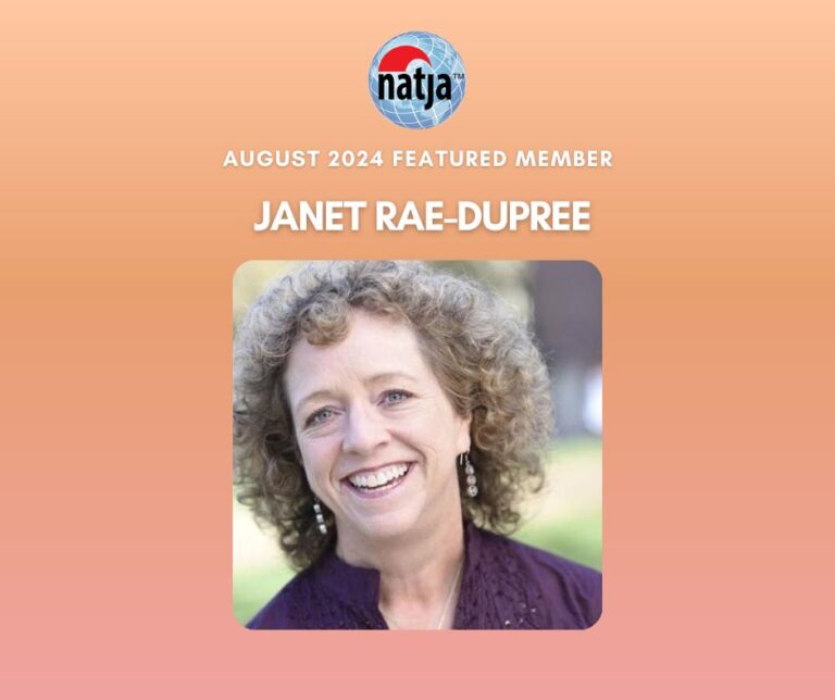 2024 August Featured Journalist of the Month: Janet Rae-Dupree – North ...